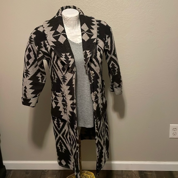 Circle T | Jackets & Coats | Vintage Circle T Western Duster Aztec ...